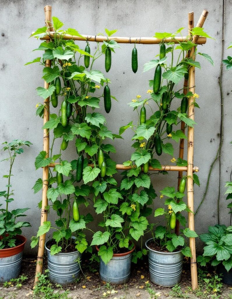 DIY Guide to Building a Bamboo Trellis for Cucumber Plants