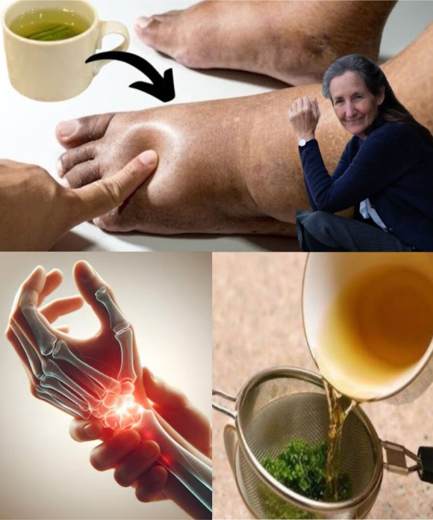 Say Goodbye to Swollen Legs, Ankles & Feet with This Natural Tea!